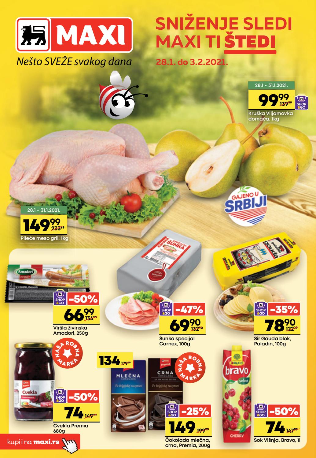 Maxi nedeljna akcija od 28.01.-03.02.2021. by Catalog.rs - Issuu