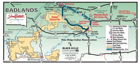 Badlands Map by Black Hills & Badlands, SD - Issuu
