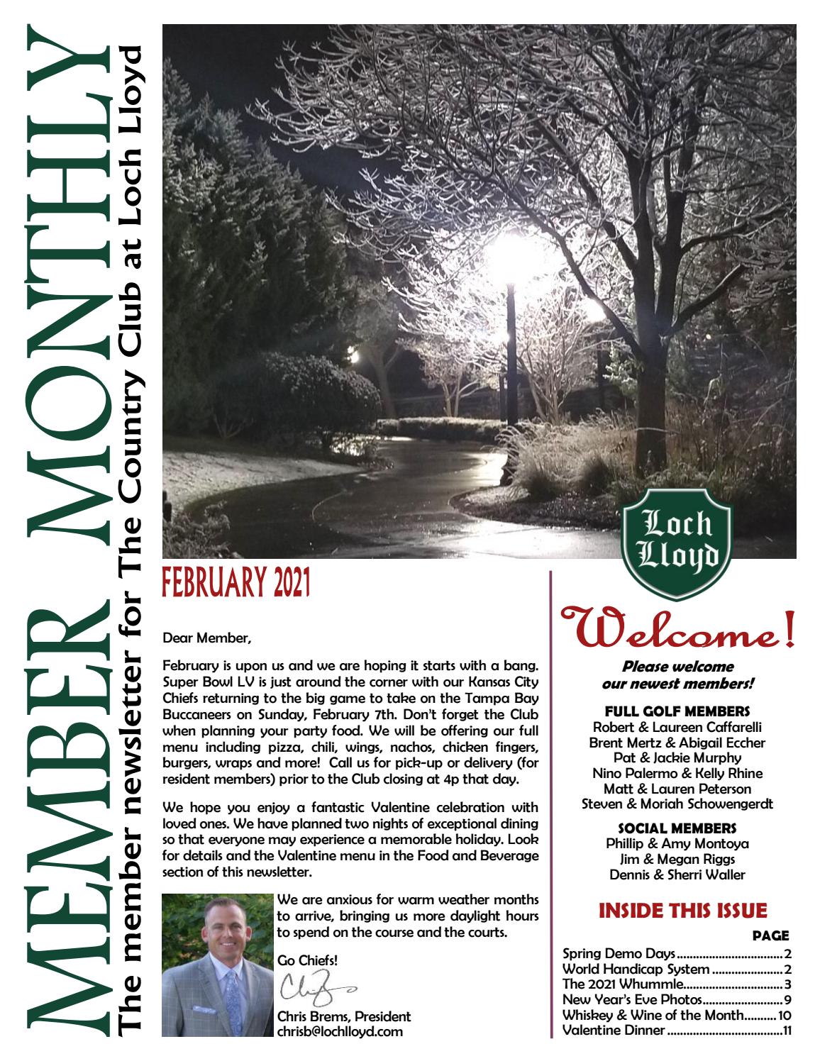 February 2021 at The Country Club at Loch Lloyd by Loch Lloyd Country ...