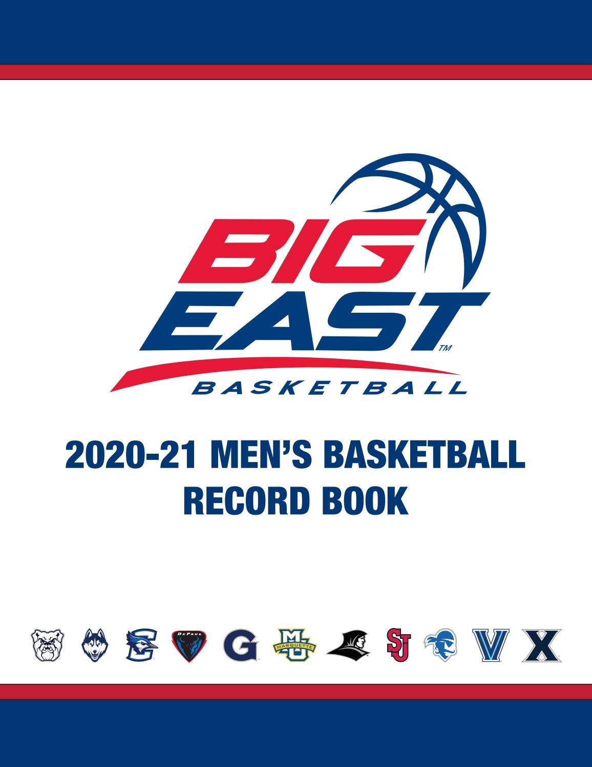 2020-21 BIG EAST Men's Basketball Record Book by BIG EAST Conference ...