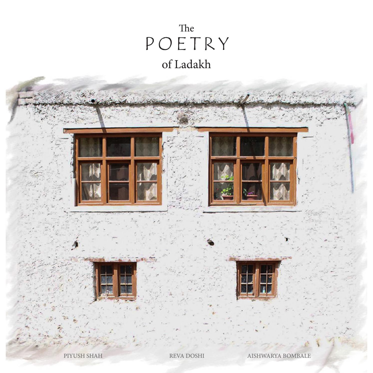The Poetry of Ladakh by PIYUSH SHAH - Issuu