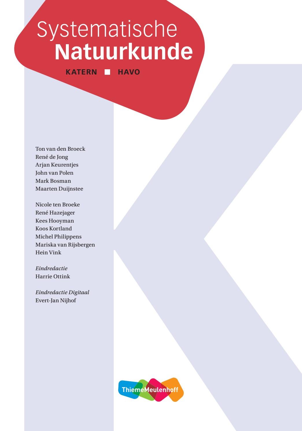 Systematische Natuurkunde havo keuzekatern 2 (technische automatisering ...