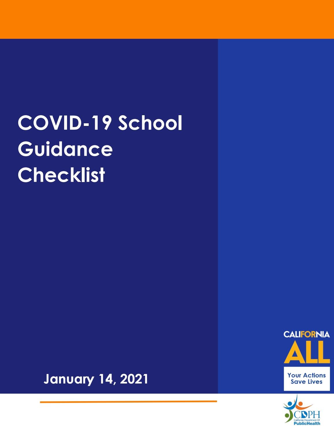 COVID-19 School Guidance Checklist by Wornick - Issuu