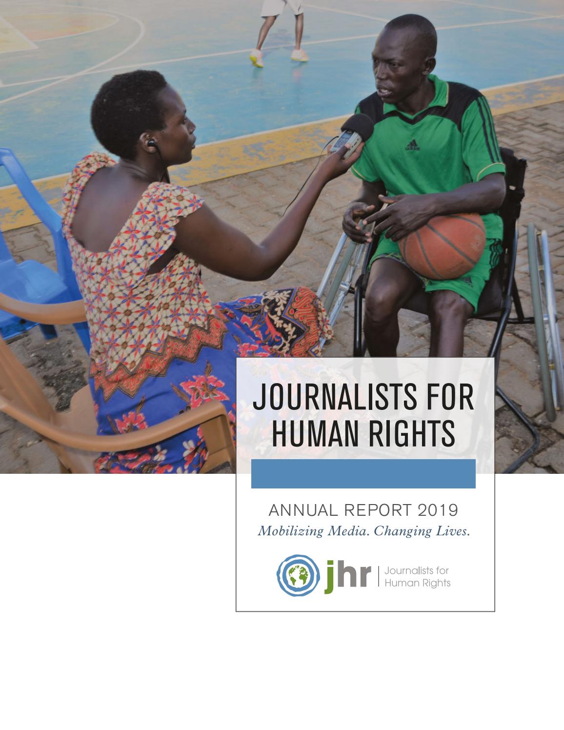 Annual Report 2019 by Journalists for Human Rights - Issuu