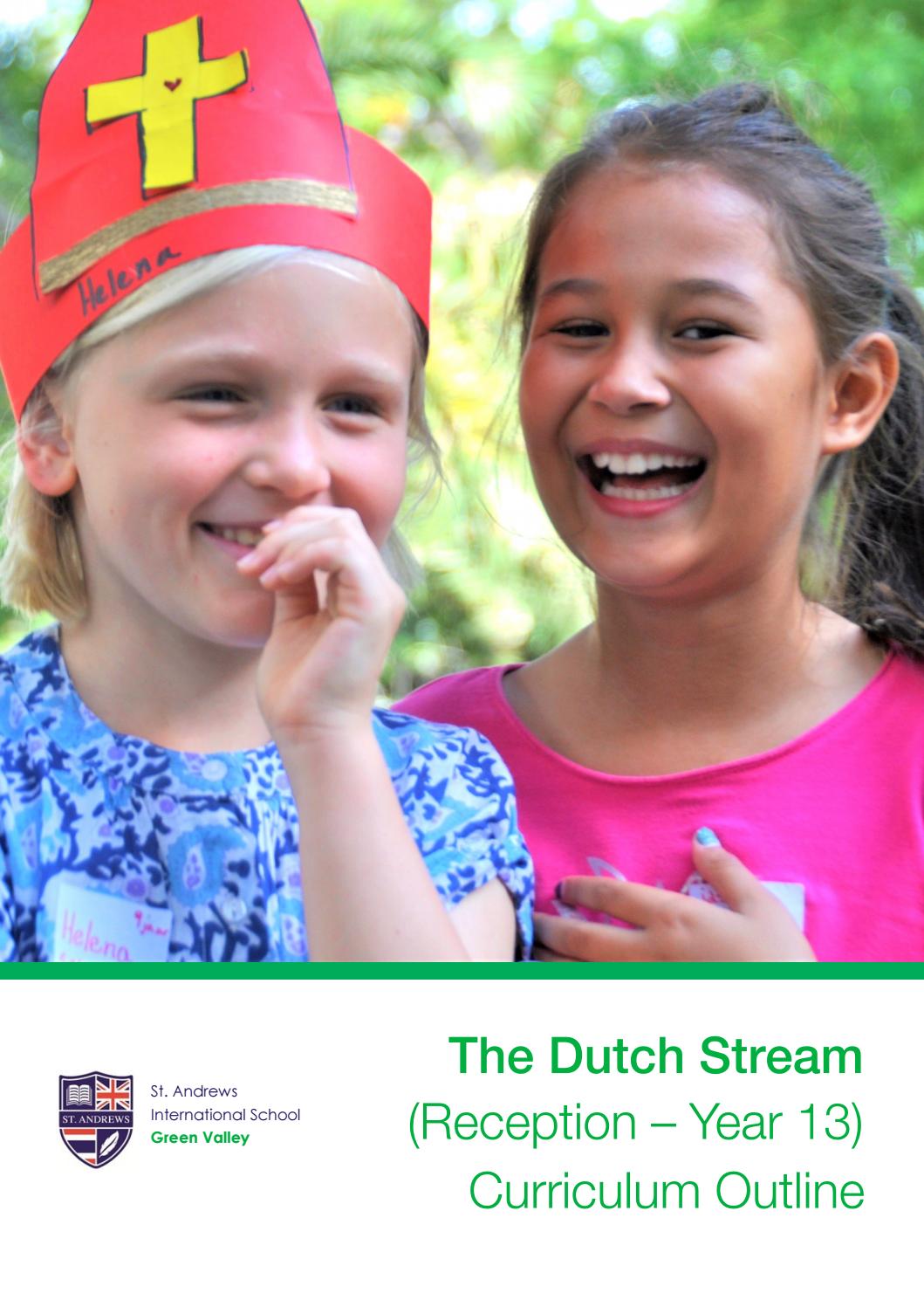 Dutch Stream Curriculum Outline by St Andrews International School ...
