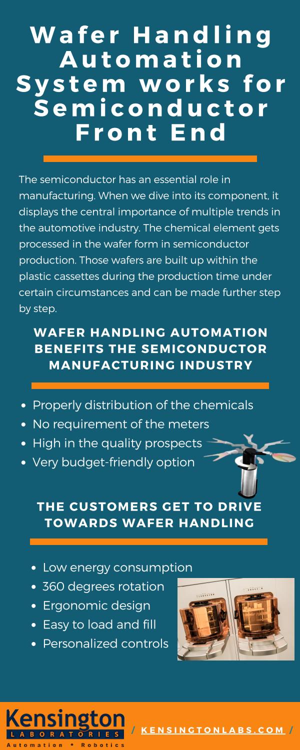 Wafer Handling Automation System works for Semiconductor Front End by ...