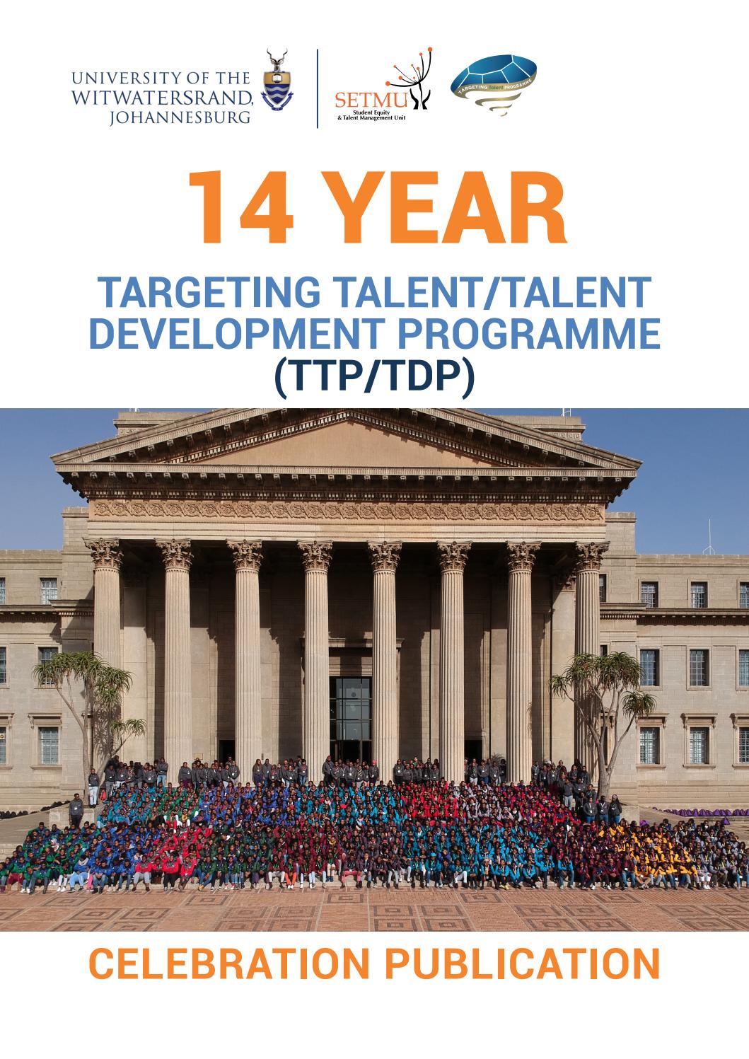 14 Years of the Targeting Talent Programme - Booklet by witsmarketing ...