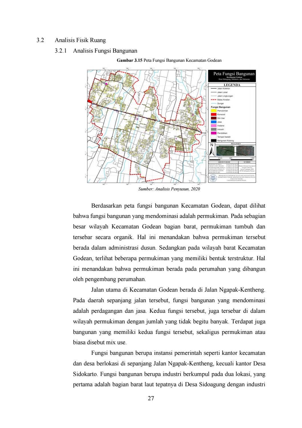 Analisis Kecamatan Godean Tahun 2020 PWK UGM by Rizki Dwi Putri - Issuu