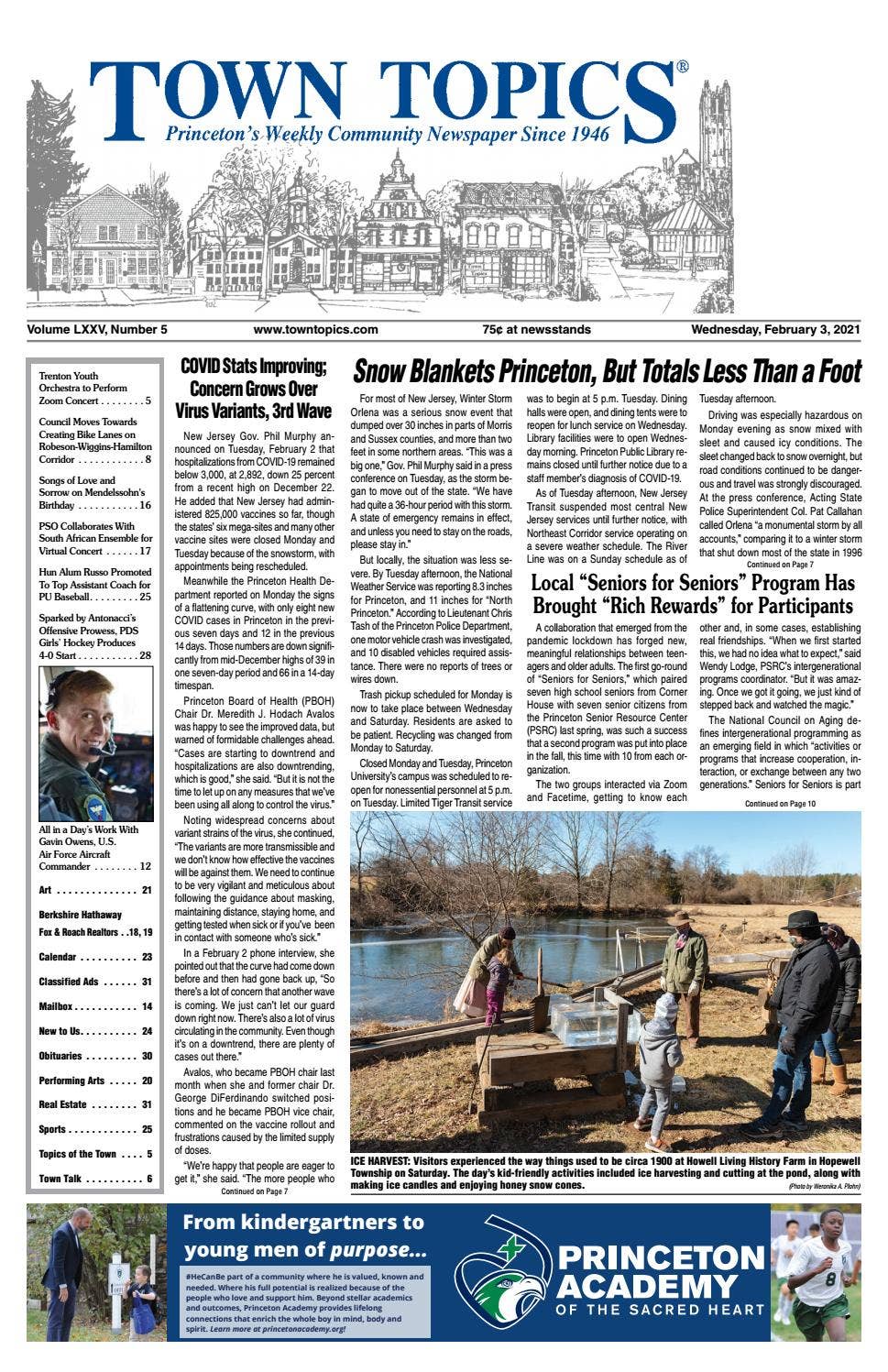 Town Topics Newspaper, February 3, 2021 by Witherspoon Media Group - Issuu