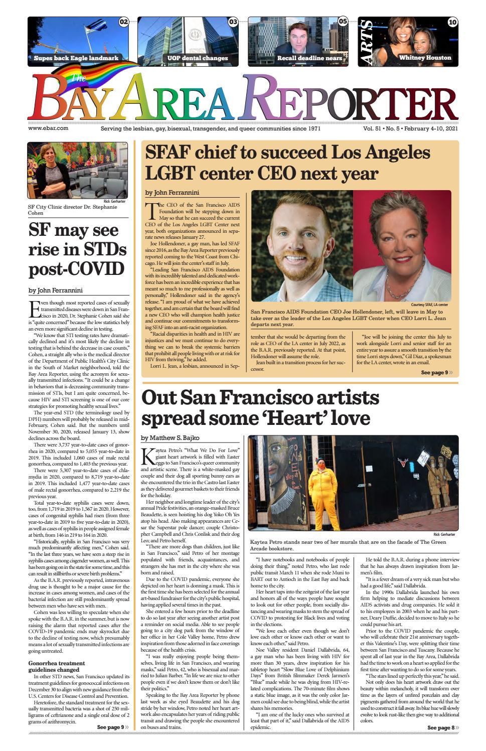 February 4, 2021 Edition of the Bay Area Reporter by Bay Area Reporter ...