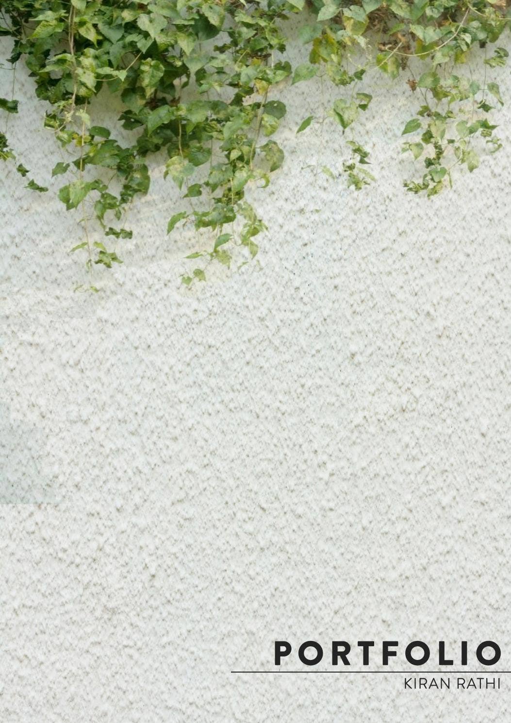 ARCHITECTURE PORTFOLIO I KIRAN RATHI by Kiran Rathi - Issuu