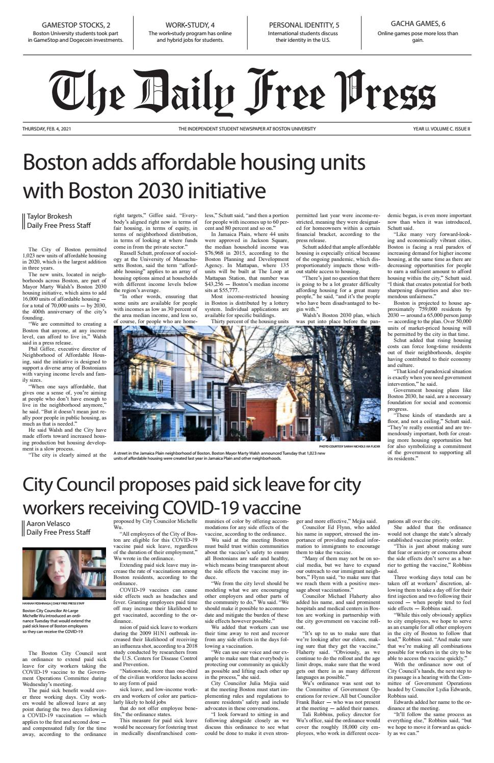 2-4-2021 by The Daily Free Press - Issuu