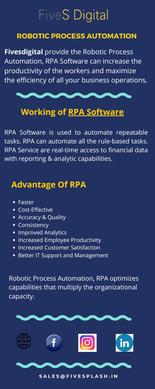 RPA Software - FiveSdigital by fivesplashdigital - Issuu
