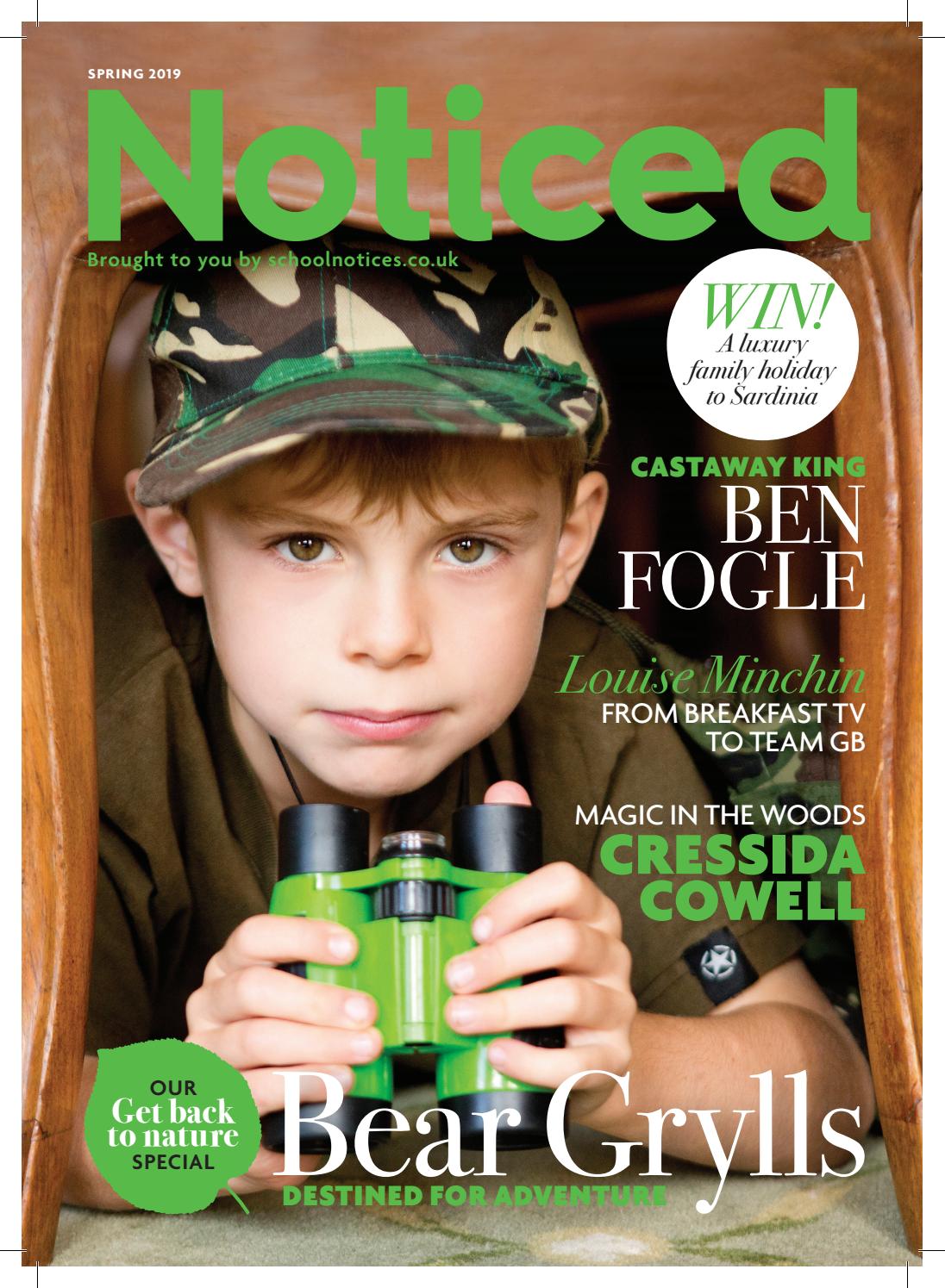 Noticed Magazine Spring 2019 from School Notices by School Notices - Issuu