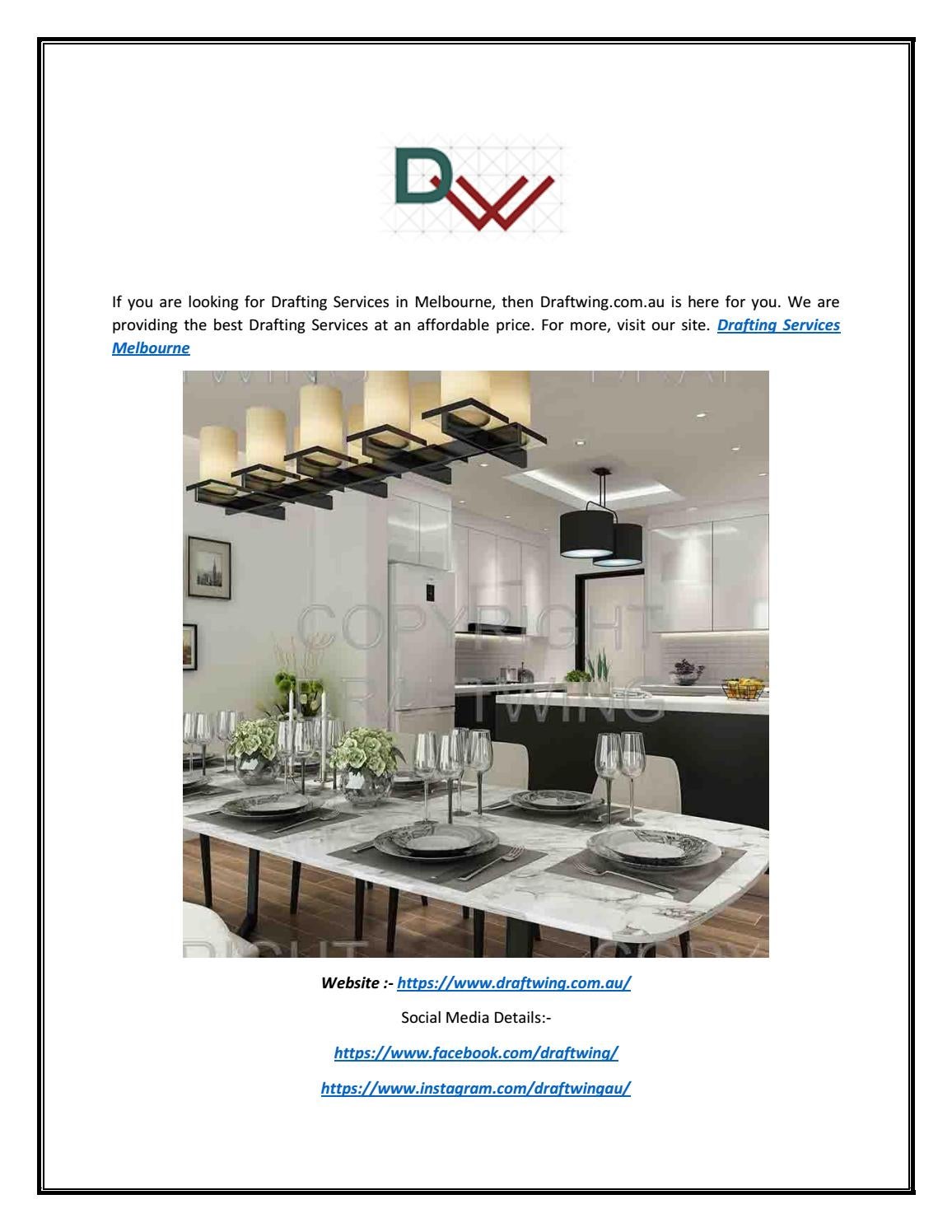 Drafting Services Melbourne | Draftwing.com.au by draft wing - Issuu