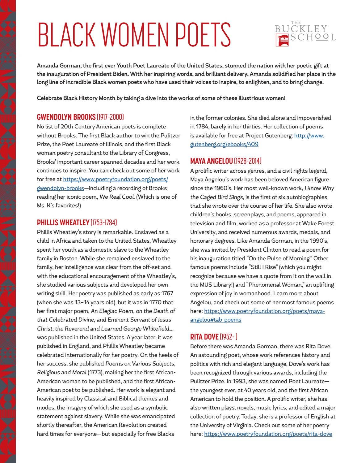 Black Women Poets by buckley5 - Issuu