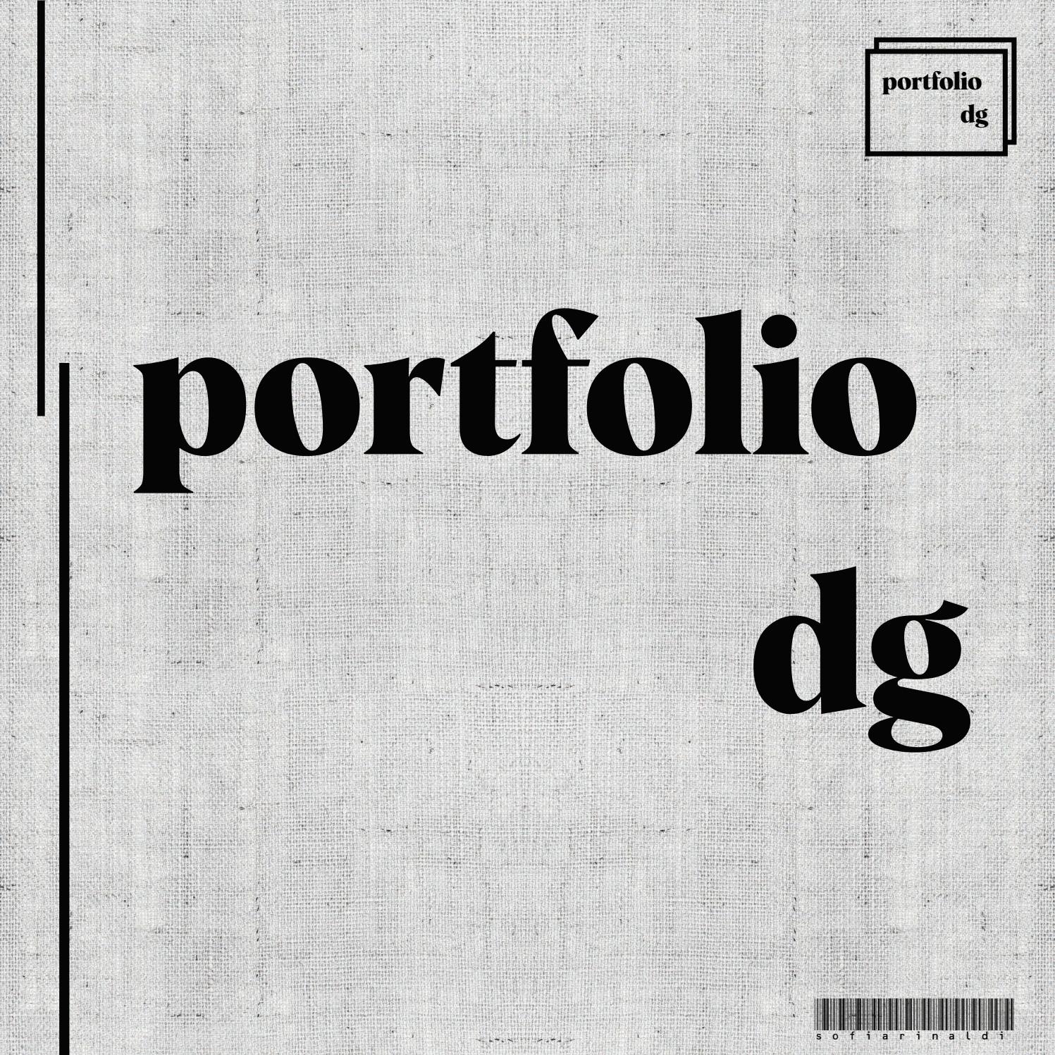 Portfolio dg by Sofia Rinaldi - Issuu