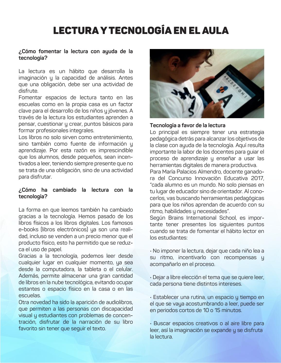 Lectura y tecnología en el áula by Rincones de Lectura - Issuu