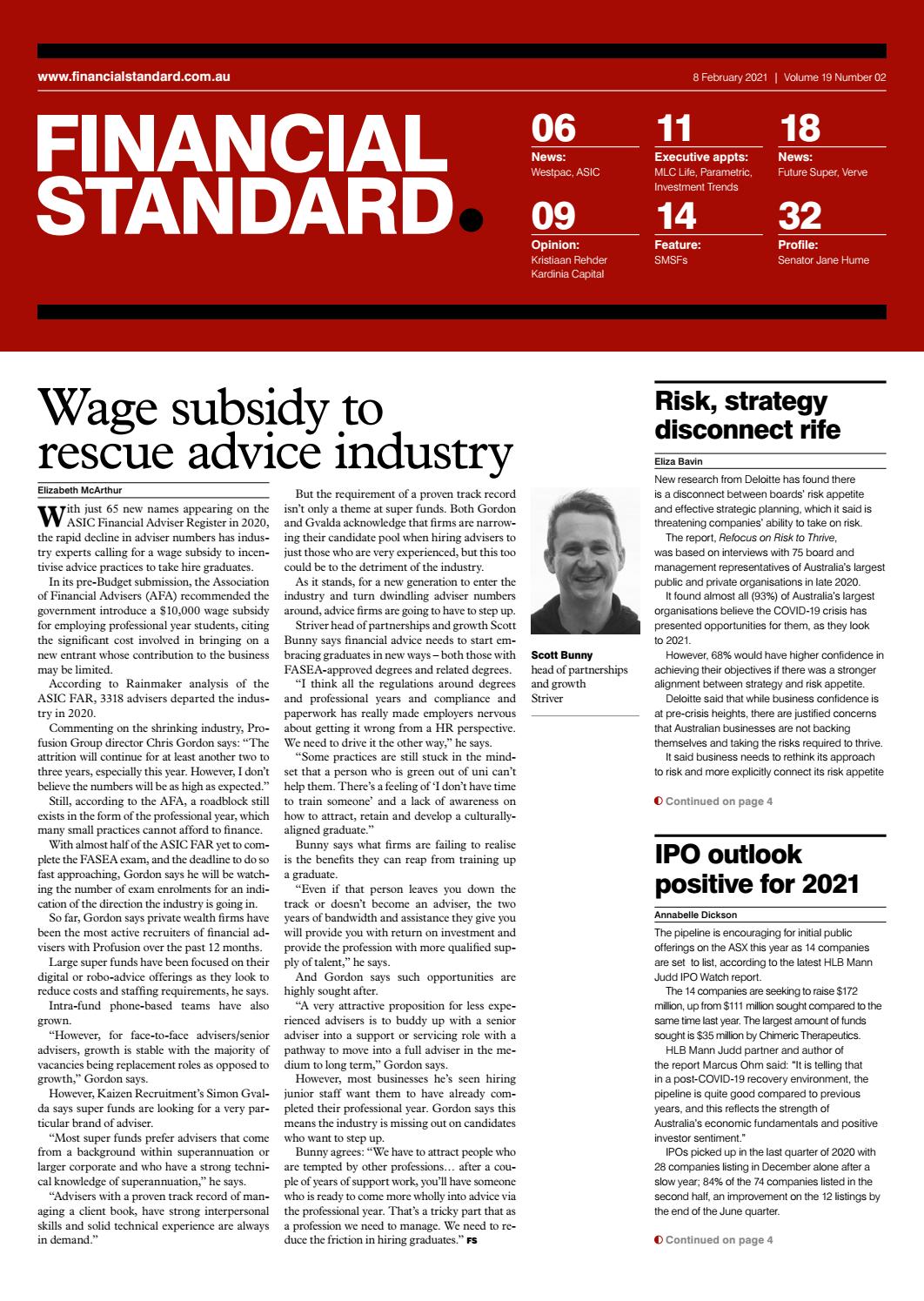 Financial Standard volume19 number02 by financial.standard - Issuu