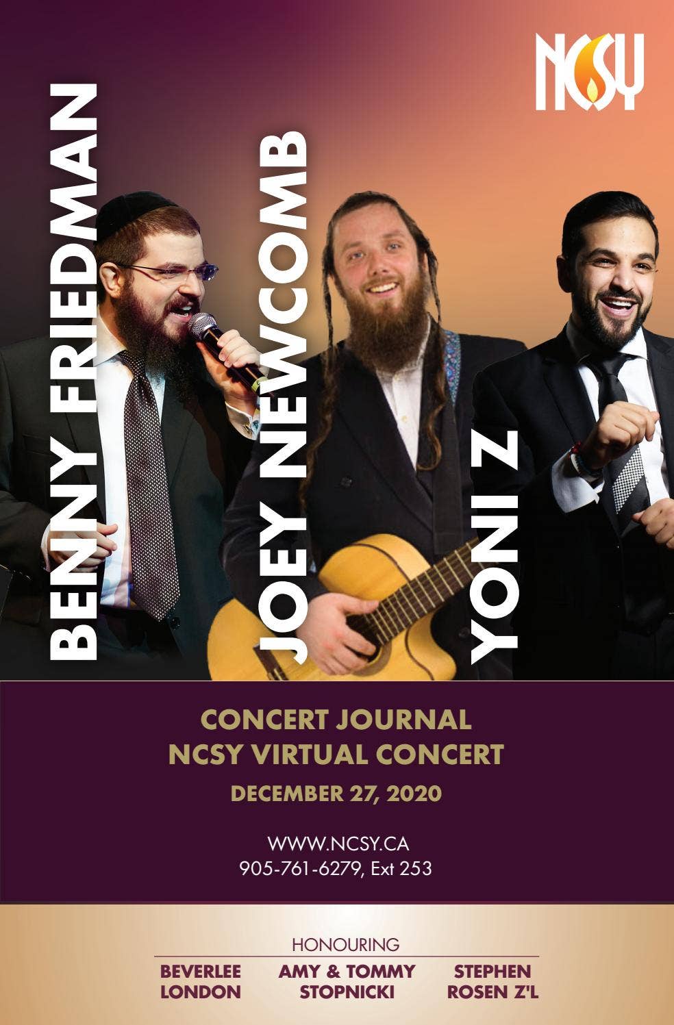 NCSY Virtual Concert Journal 2020 by Orthodox Union - Issuu