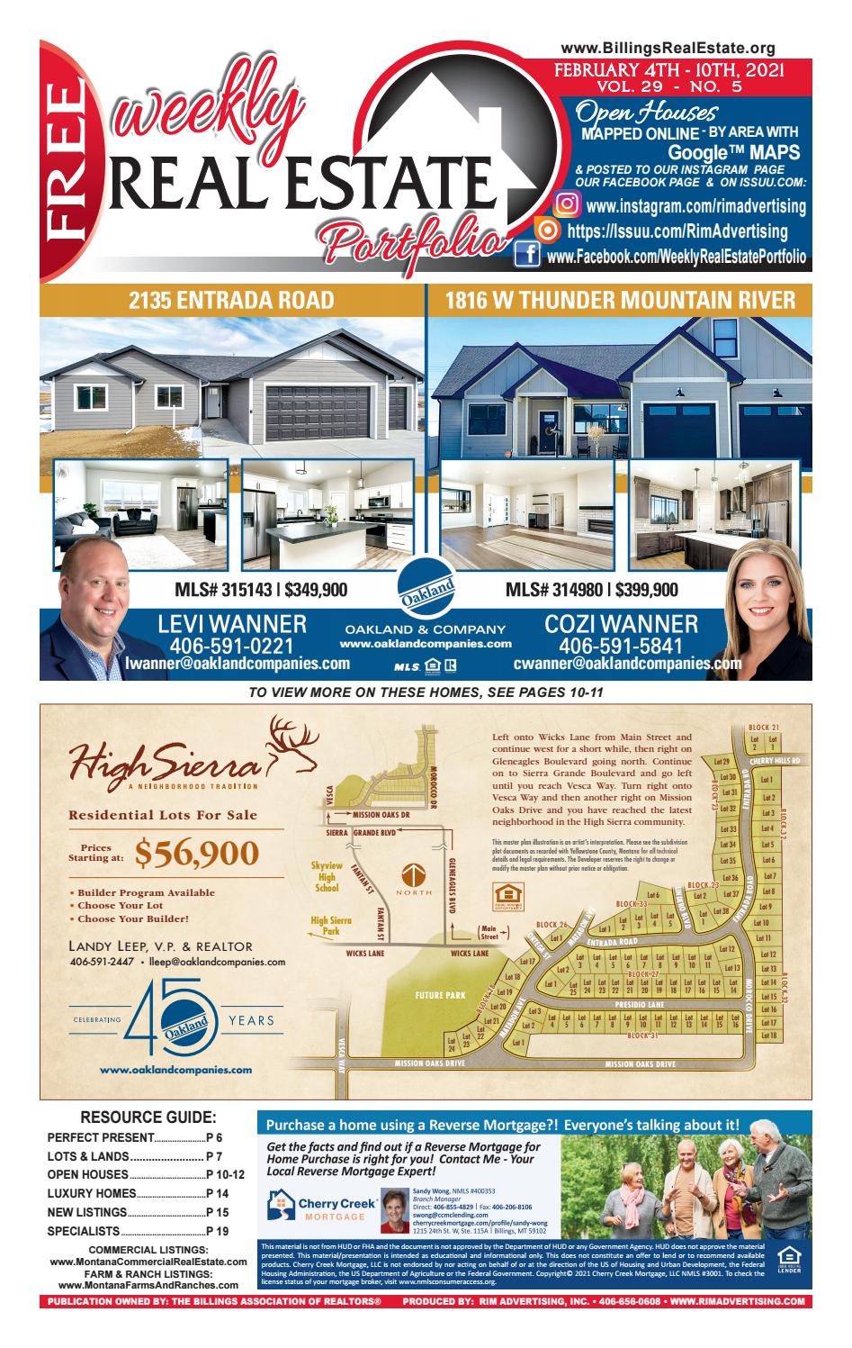 Weekly Real Estate Portfolio - February 4th, 2021 by RIMAdvertising - Issuu
