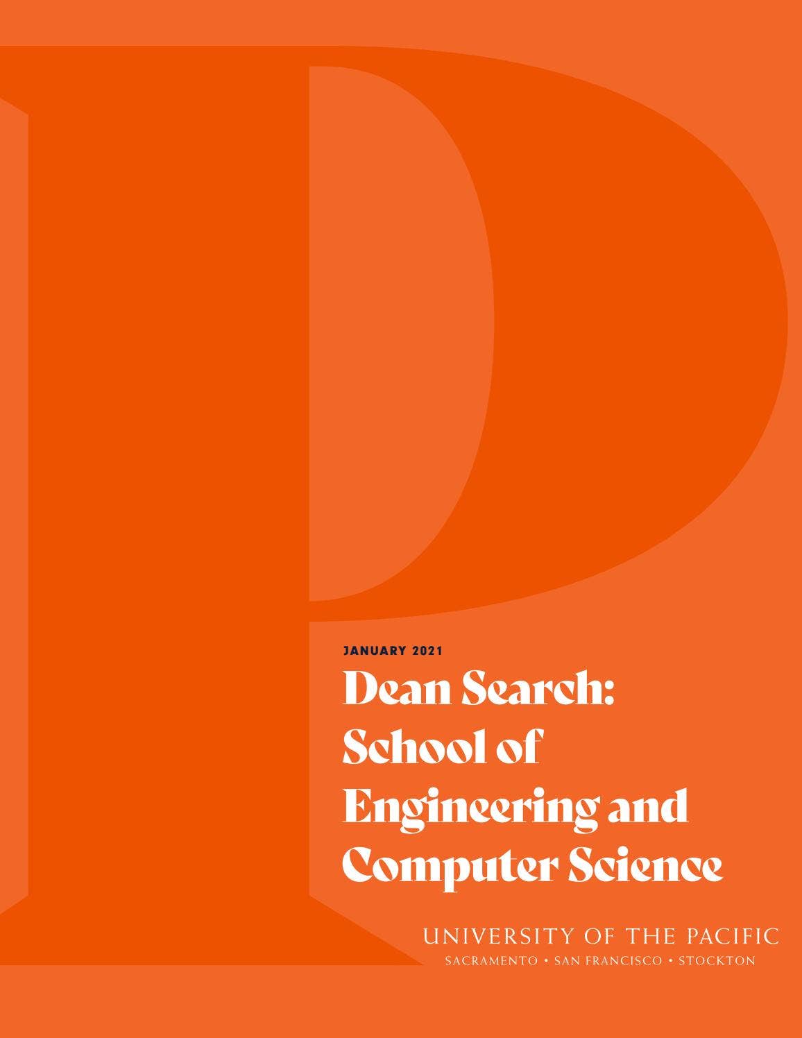 Prospectus: Dean for School of Engineering and Computer Science by ...