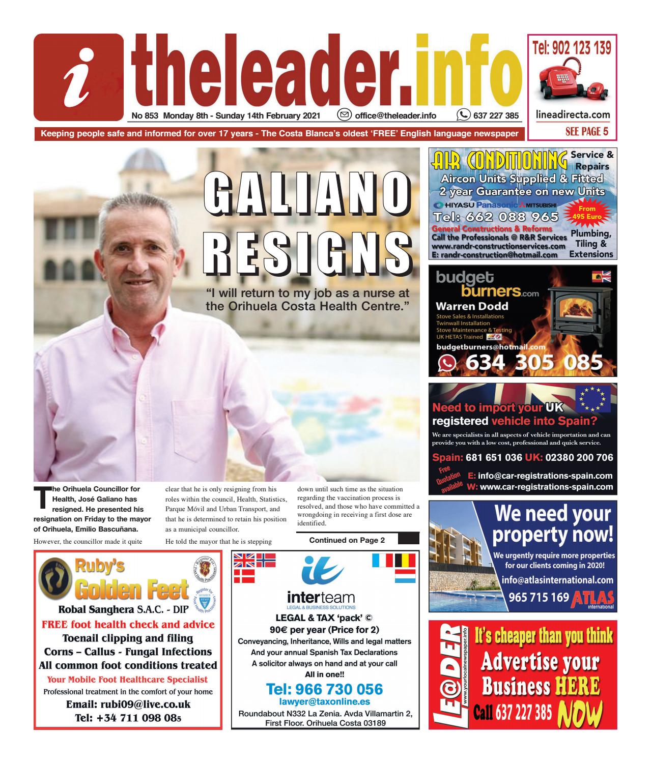 The Leader Newspaper Edition 853 – 8 February 2021 by The Leader - Issuu
