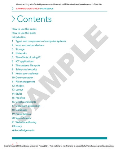 IGCSE ICT - Sample by Cambridge International Education - Issuu