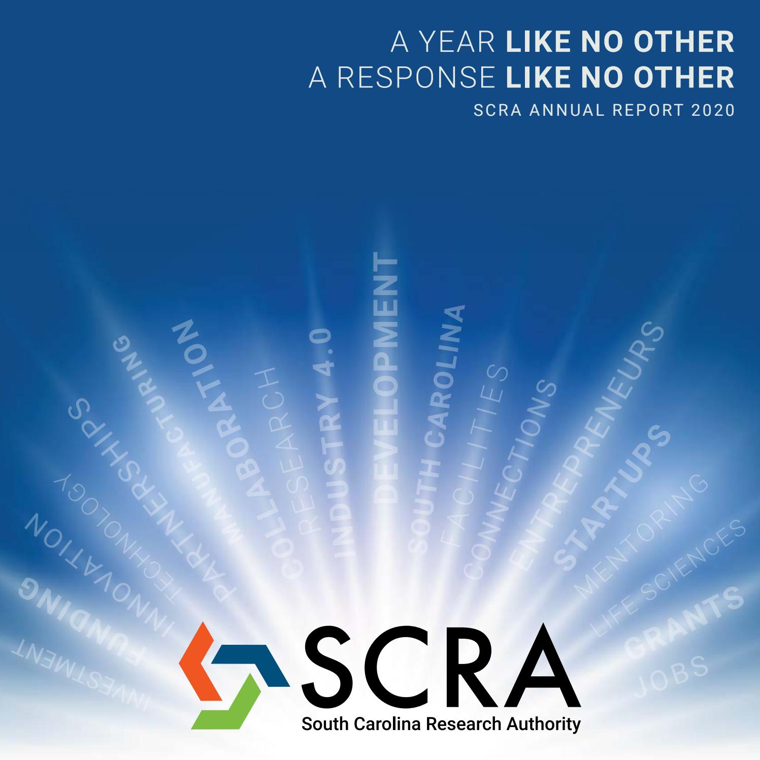 2020 SCRA Annual Report: A Year Like No Other, A Response Like No Other ...