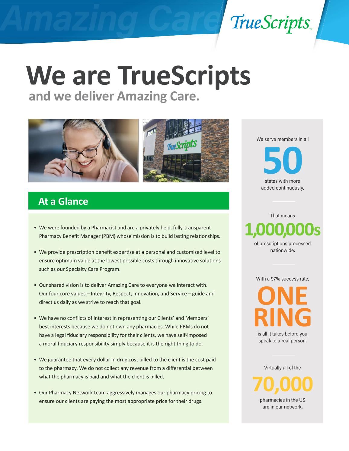 TrueScripts At a Glance by MJ Insurance - Issuu