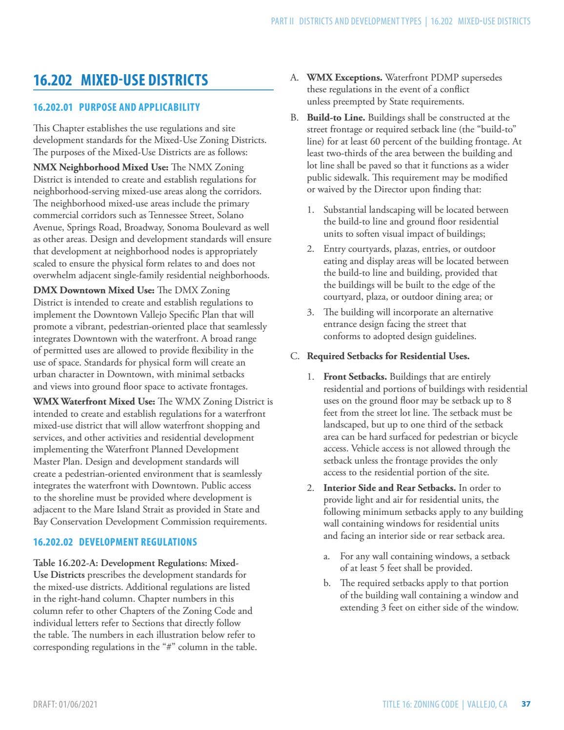 Title 16: Zoning Code - Vallejo, CA - DRAFT 1/06/2021 by cityofvallejo ...