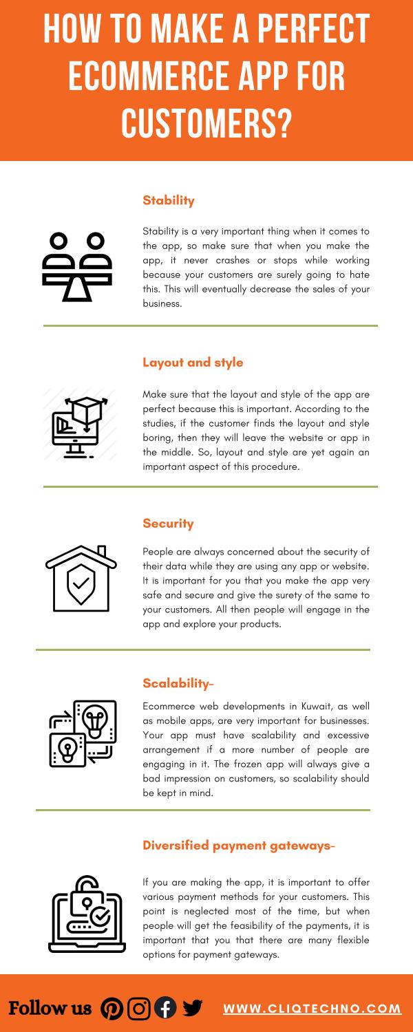 How to make a perfect Ecommerce app for customers? by cliqtechno - Issuu
