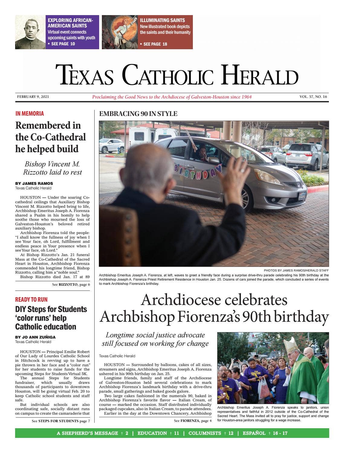 Texas Catholic Herald - Feb. 9, 2021 by Texas Catholic Herald - Issuu