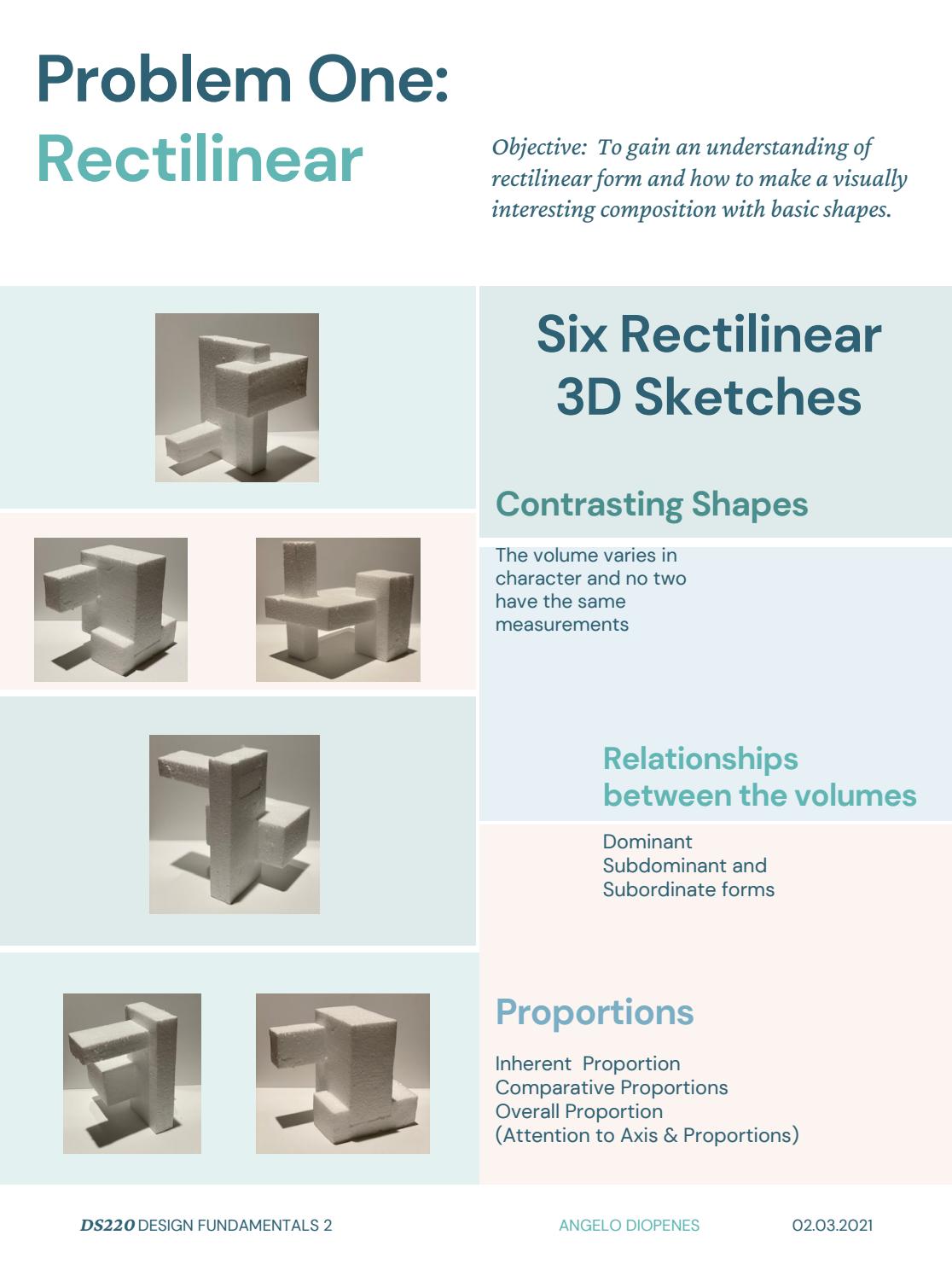 Design Fundamental II Problem 1 Rectilinear by angelo.dio - Issuu
