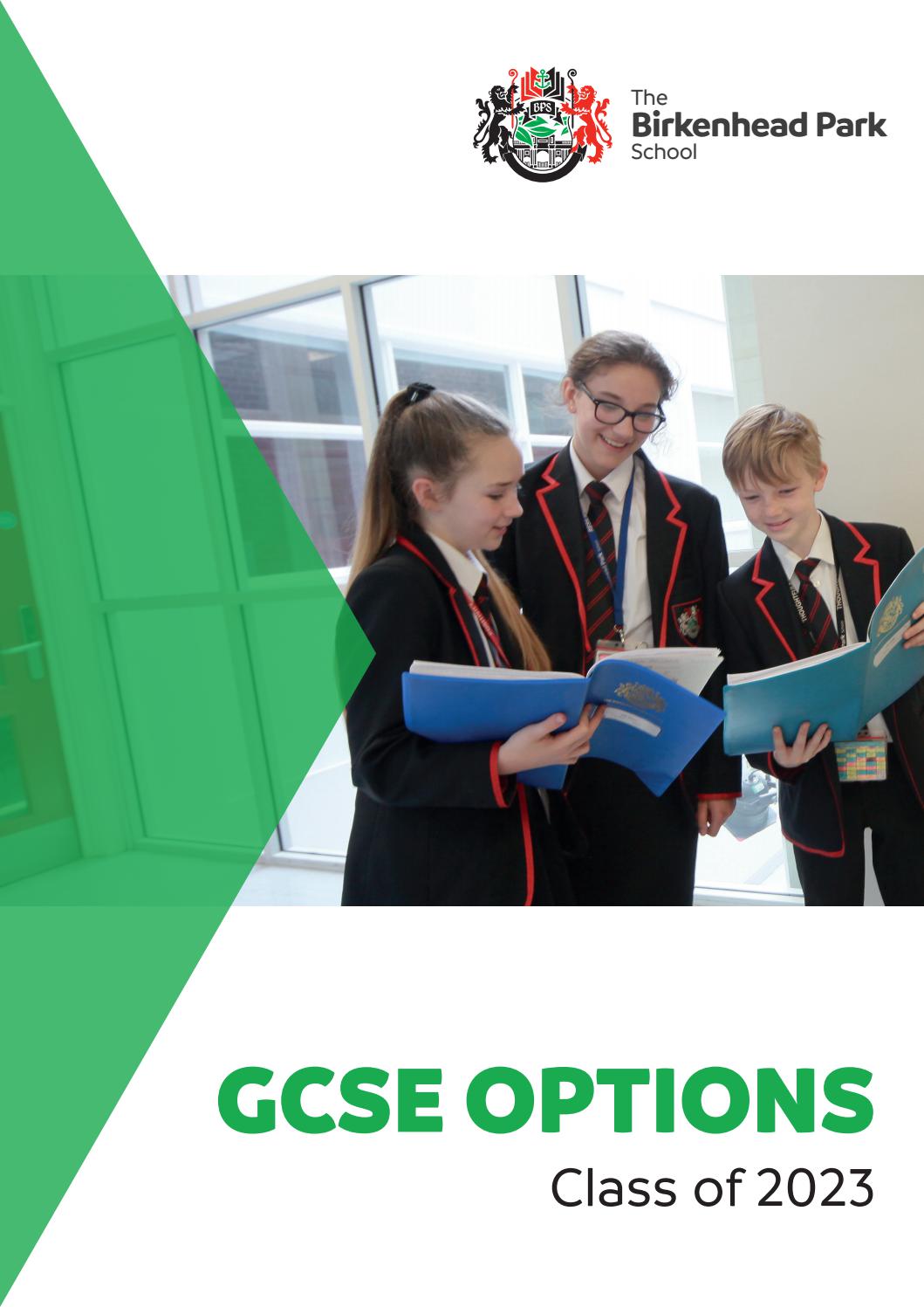 GCSE Options Booklet by Schudio - Issuu