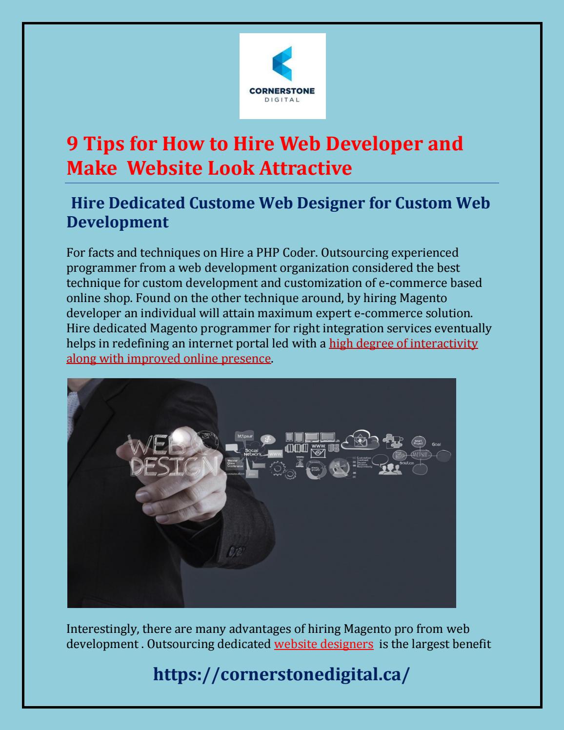 9 Tips for How to Hire Web Developer and Make Website Look Attractive ...