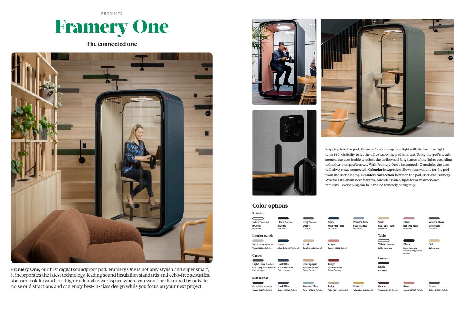 Framery One by Penninn Eymundsson - Issuu
