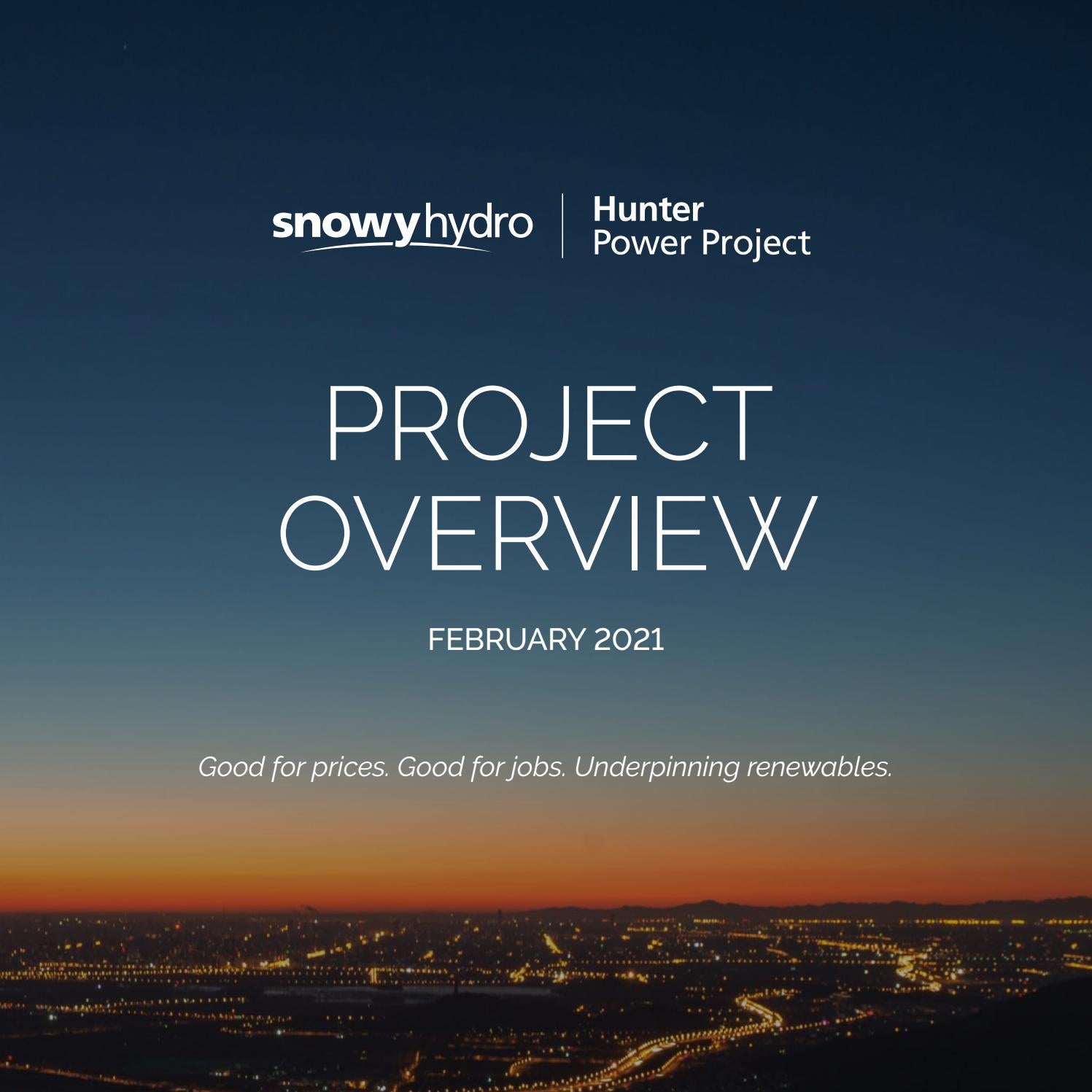 Hunter Power Project overview booklet Feb 2021 by snowyhydro - Issuu