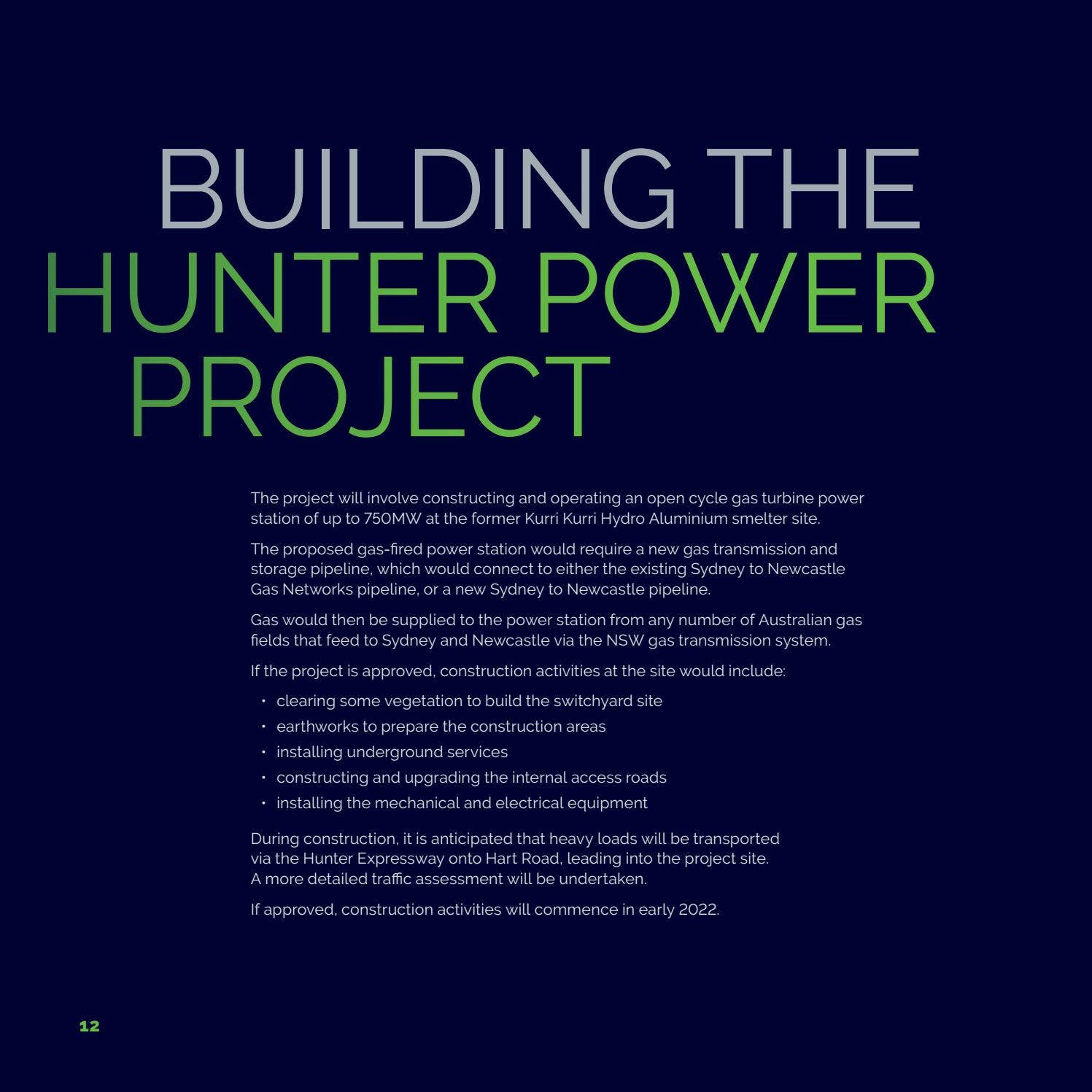 Hunter Power Project overview booklet Feb 2021 by snowyhydro - Issuu
