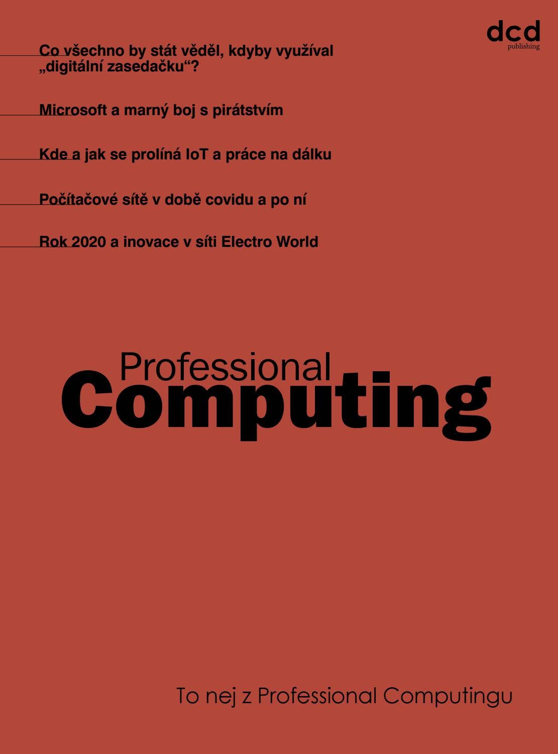 Professional Computing (02/2021) by DCD Publishing s.r.o. - Issuu
