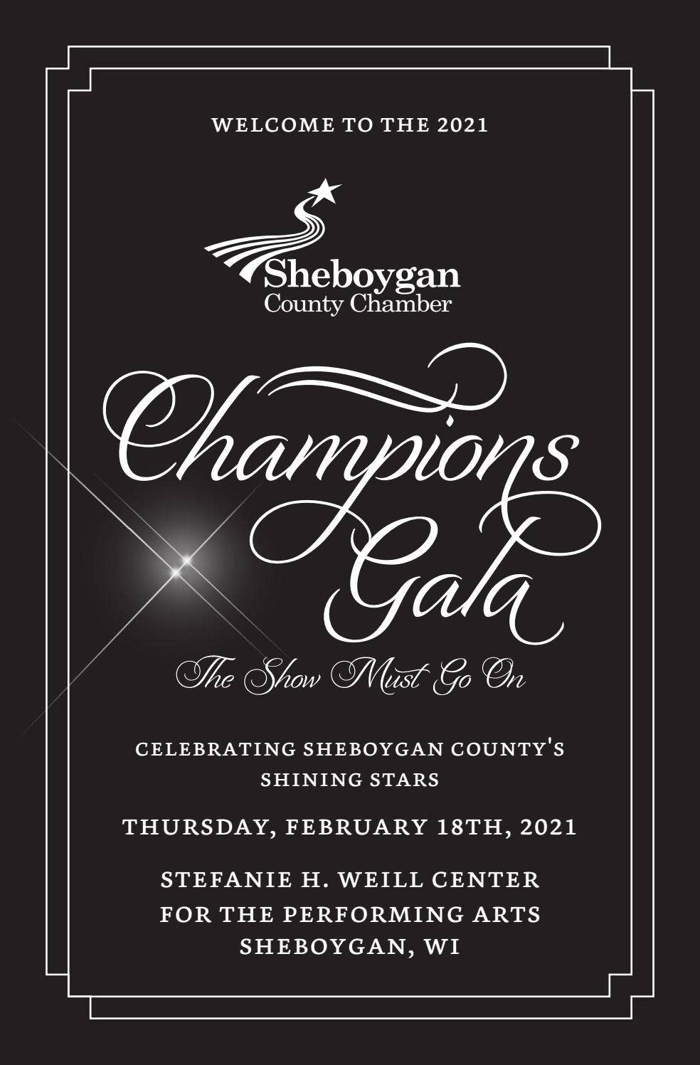 Chamber Champions Gala 2021 Program by Sheboygan County Chamber of ...