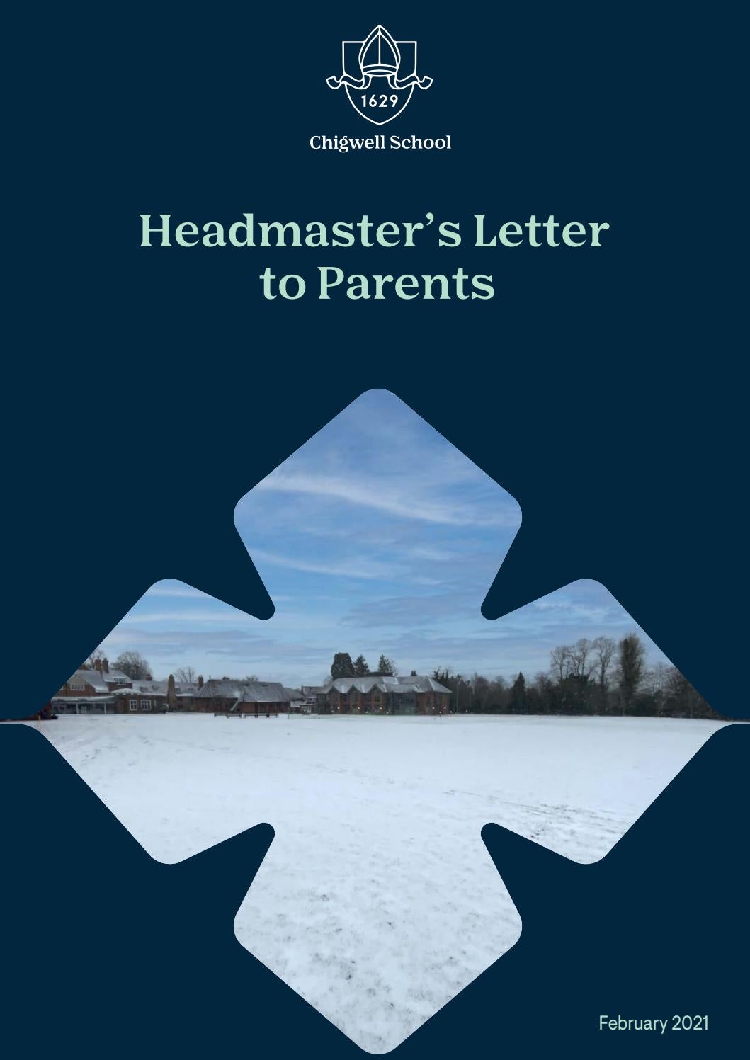 Headmaster's Letter to Parents February 2021 by Chigwell School - Issuu