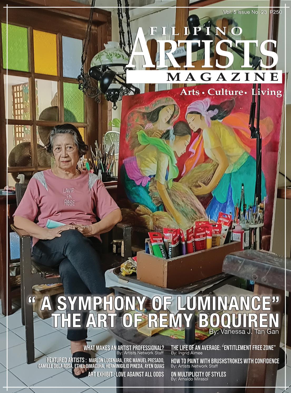Filipino Artists Magazine Vol 5 Issue 23 " A Symphony of Luminance" The ...