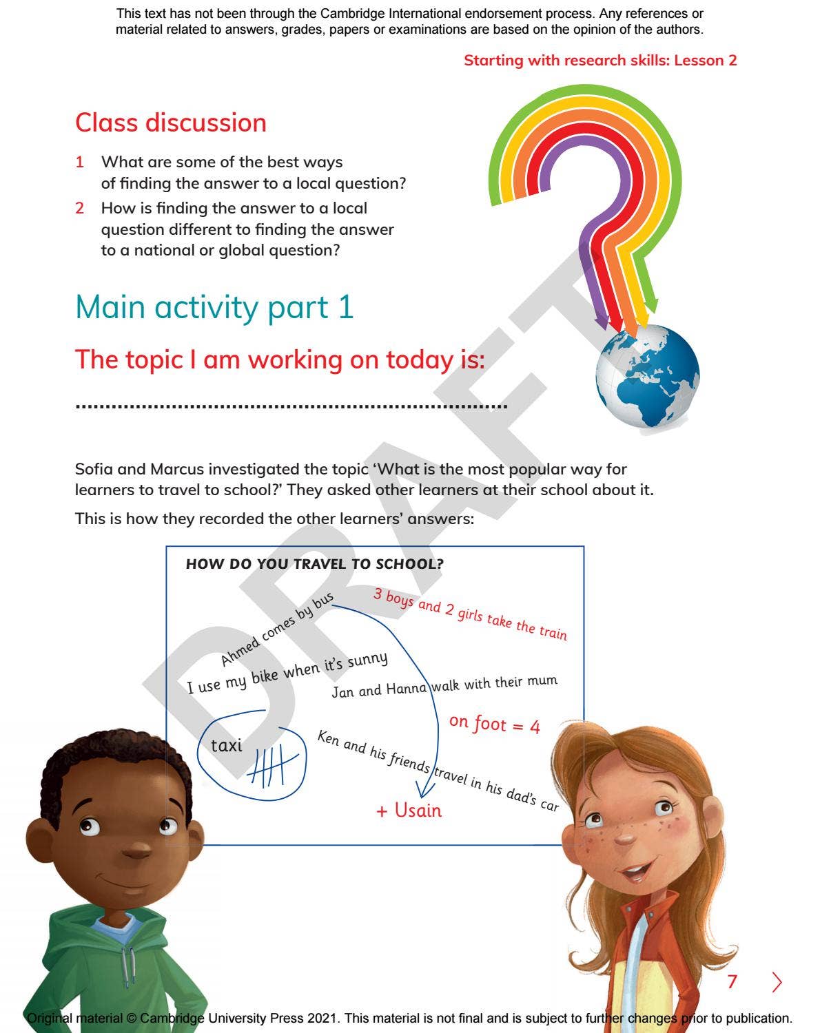 PRIMARY Global Perspectives Sample by Cambridge International Education ...