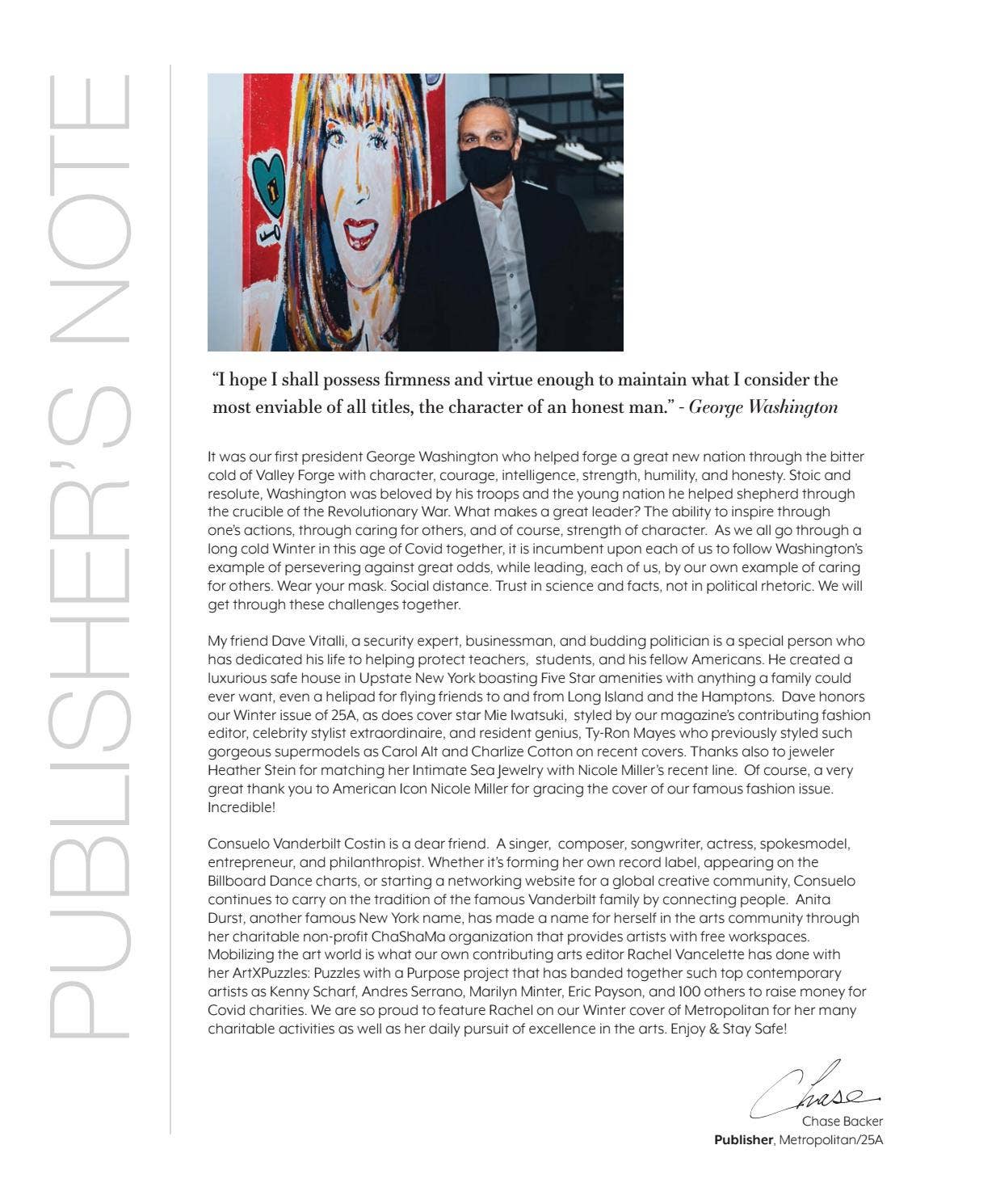 Metropolitan Magazine Winter 2021 by Metropolitan Magazine - Issuu