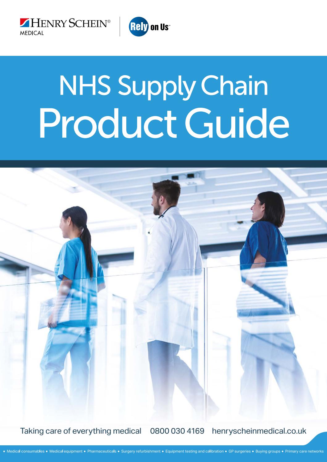 NHS Supply Chain product guide by henryscheinmedicalUK - Issuu