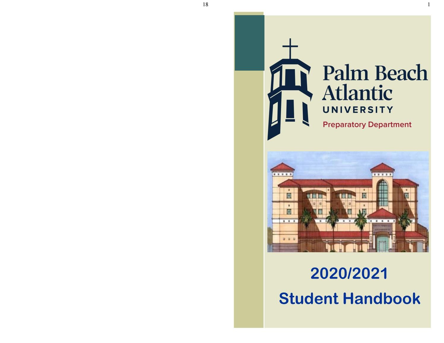 Preparatory Department 2020-21 by pba.edu - Issuu