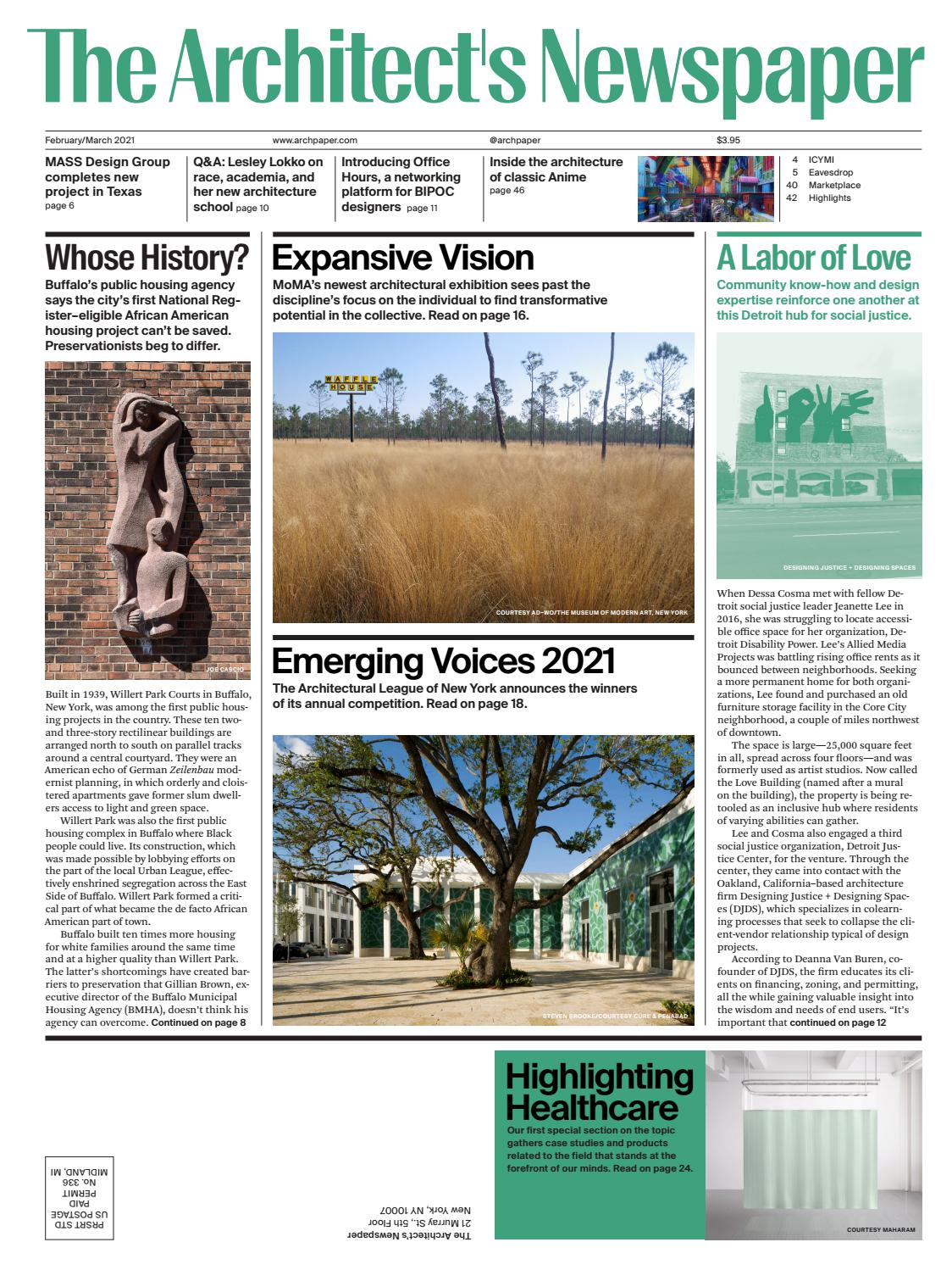 AN February/March 2021 by The Architect's Newspaper - Issuu