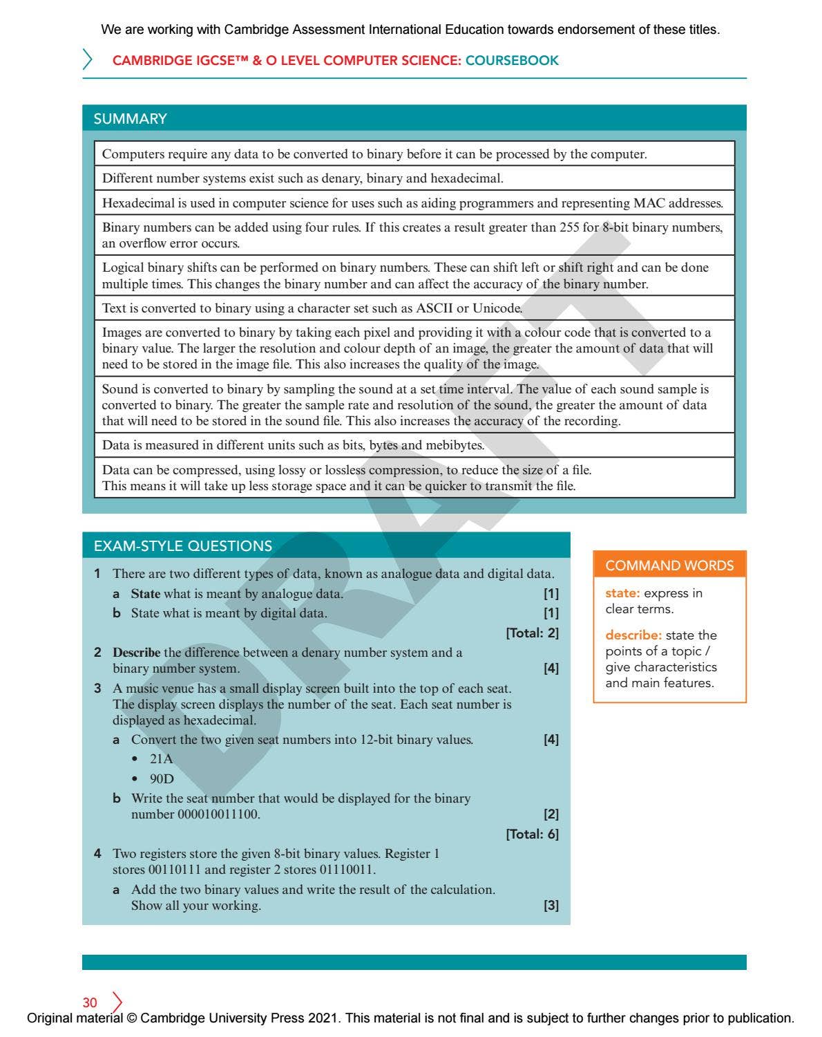 Computer Science For IGCSE & O Level CourseBook by Cambridge ...