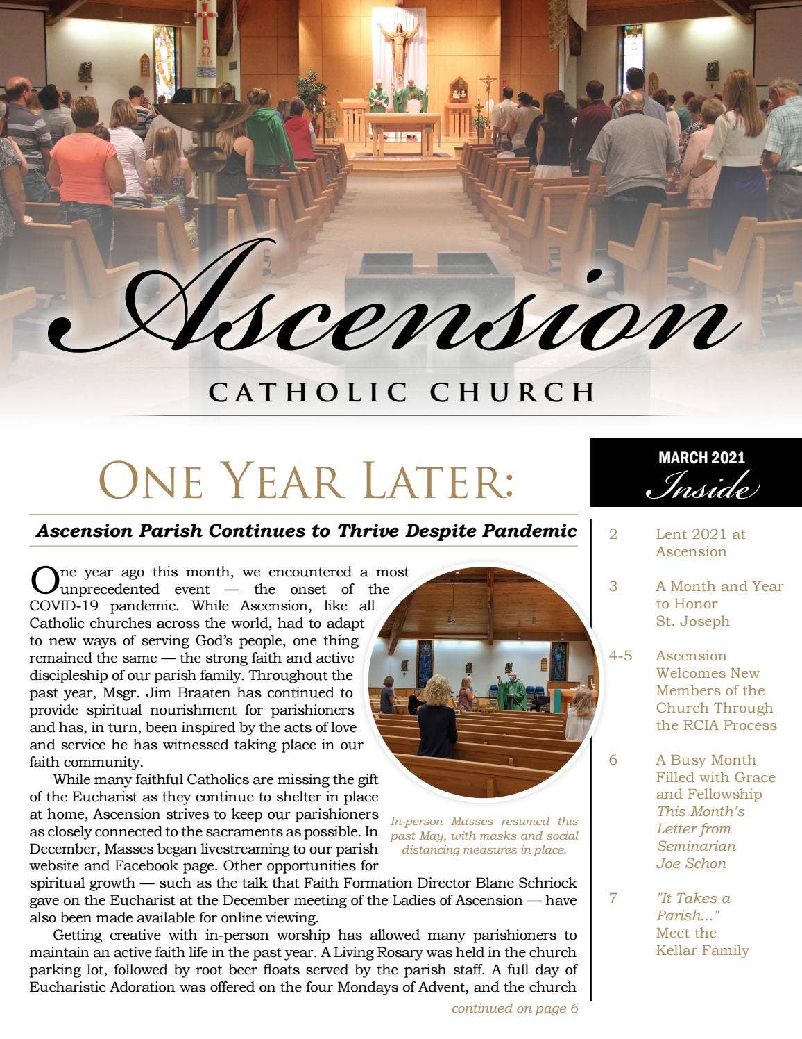Ascension Catholic Church Newsletter — March 2021 by Catholic ...